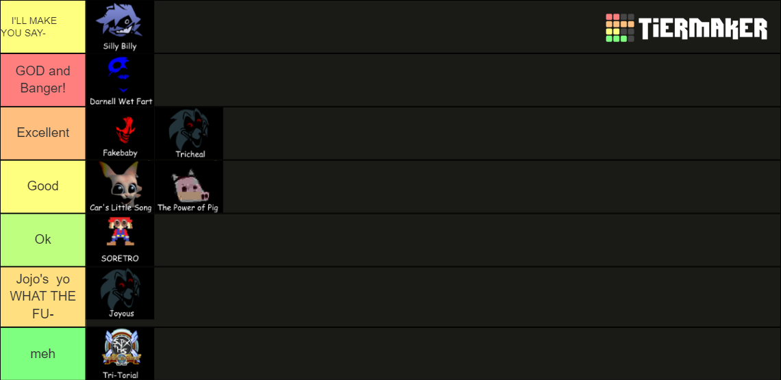 FNF Hit Single Tier List (Community Rankings) - TierMaker