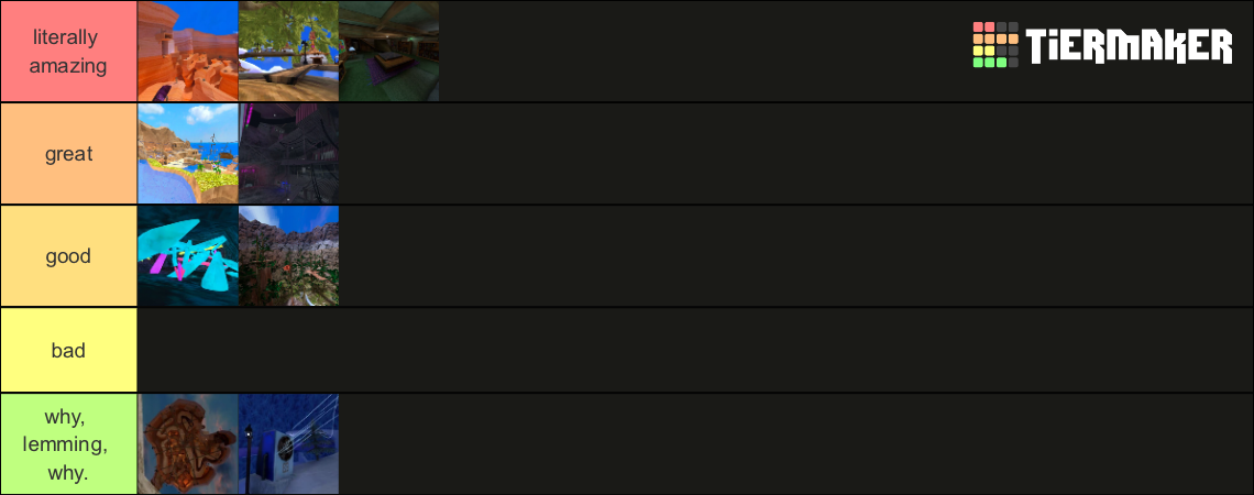 GTAG maps Tier List (Community Rankings) - TierMaker