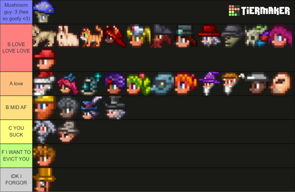Terraria NPCs (1.4) Tier List (Community Rankings) - TierMaker