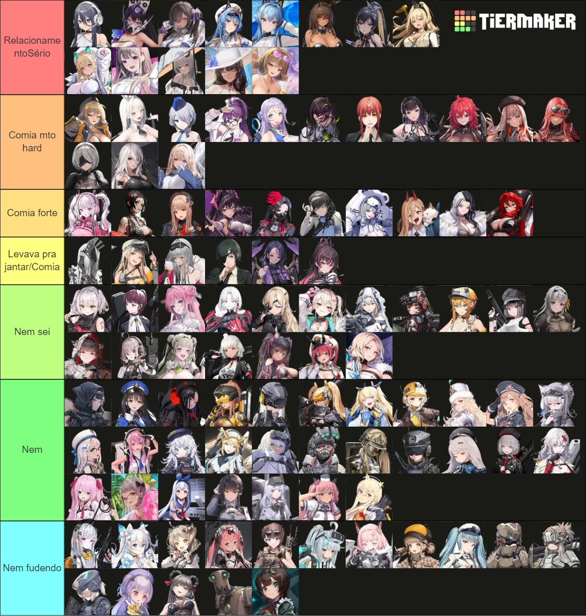 Nikke Goddess of Victory Character Tier List (Community Rankings) - TierMaker