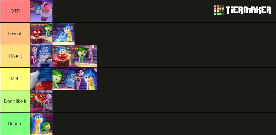 Inside Out ships Tier List (Community Rankings) - TierMaker