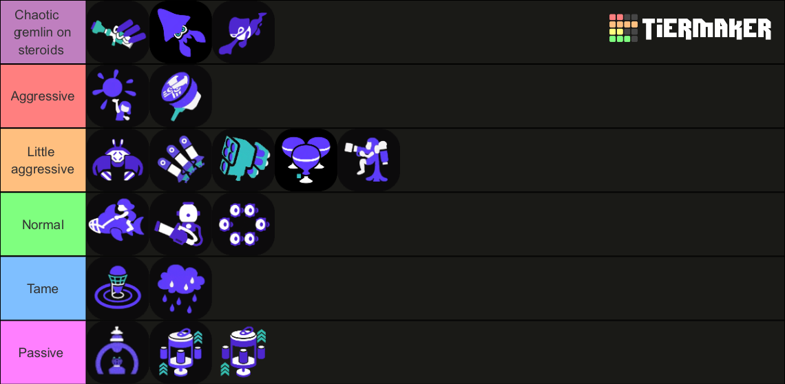 Splatoon 3 All Specials Tier List (Community Rankings) - TierMaker