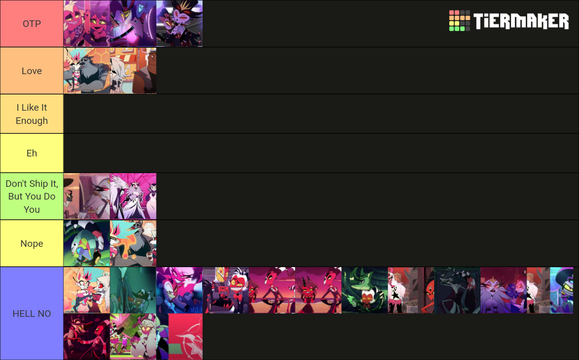 Helluva Boss Ships Ranking (REUPLOAD) Tier List (Community Rankings ...