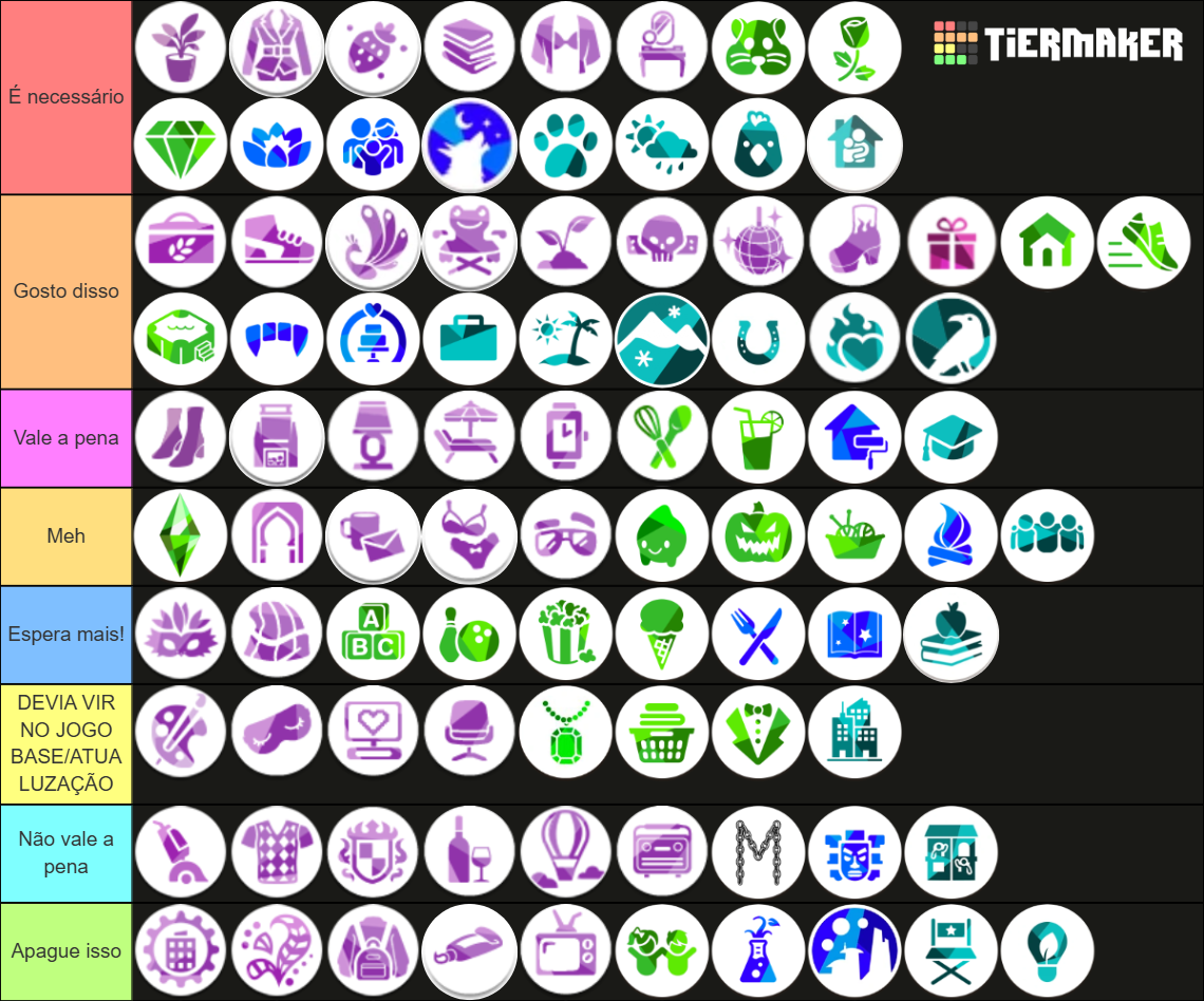 Sims 4 packs (Update March 2025, Businesses & Hobbies) Tier List ...