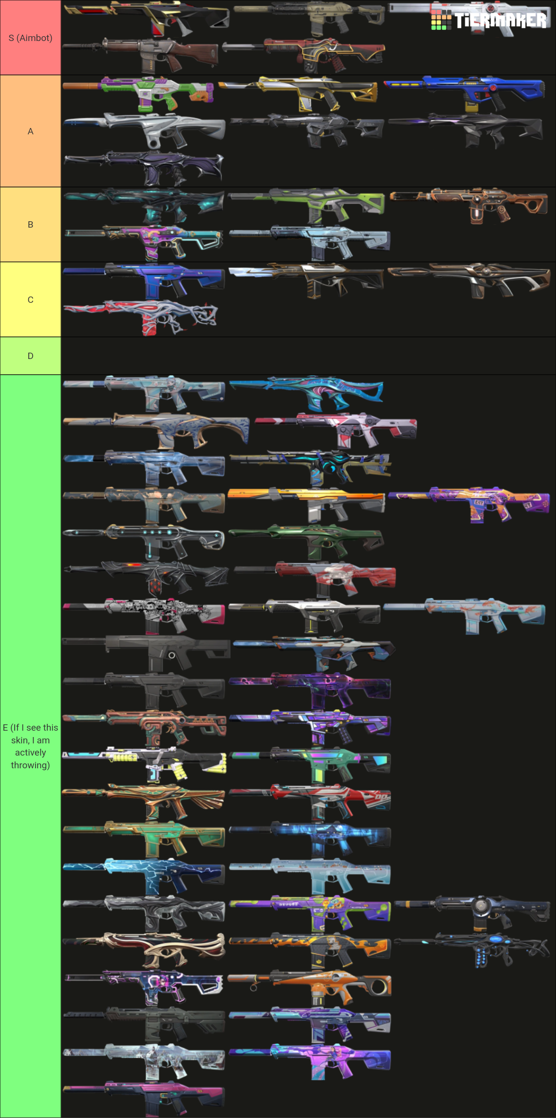 Valorant Phantom Skins (February 2024) Tier List (Community Rankings ...