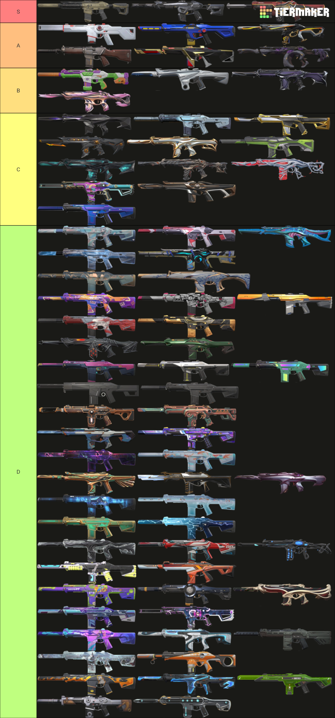 Valorant Phantom Skins (November 2024) Tier List (Community Rankings ...