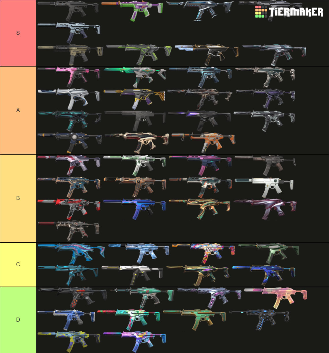 Valorant Spectre Skins (September 2024) Tier List (Community Rankings ...
