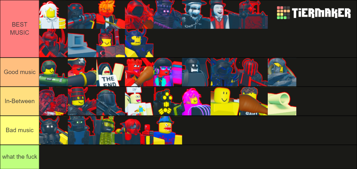 The Battle Bricks: Enemy Units [Royal Flush] Tier List (Community ...