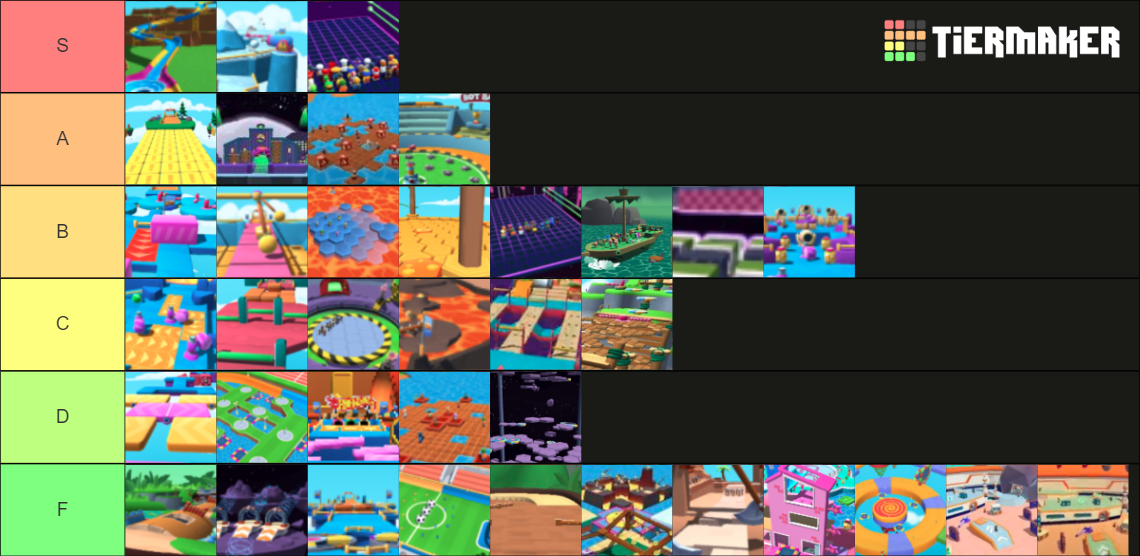 stumble guys maps Tier List (Community Rankings) - TierMaker
