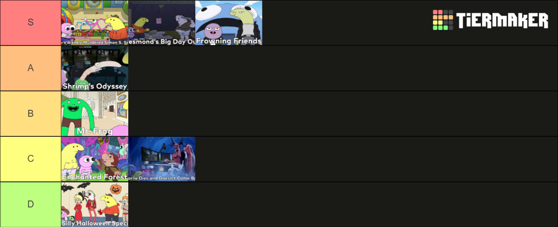 Smiling Friends Episodes Tier List (Community Rankings) - TierMaker