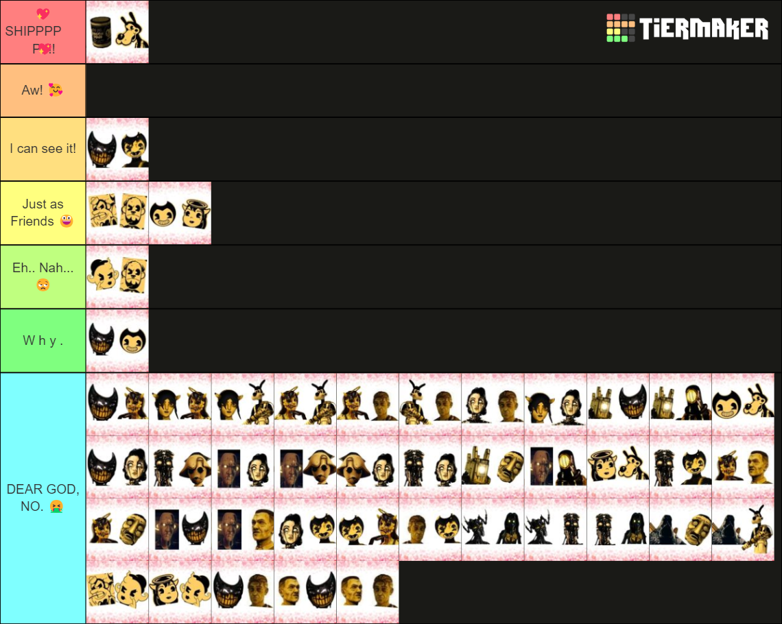 BATIM(+Dark Revival) Ship Tier List (Community Rankings) - TierMaker