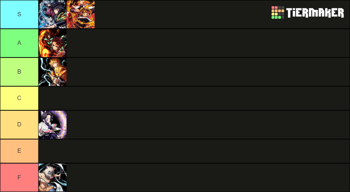 Demon Slayer Breathing Styles Tier List (Community Rankings) - TierMaker