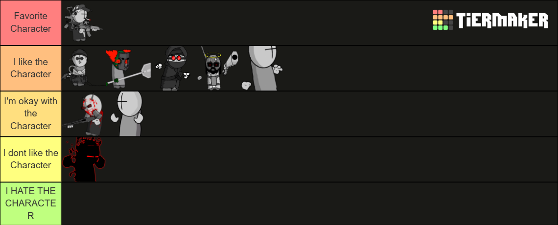 Madness Combat Character . Tier List (Community Rankings) - TierMaker
