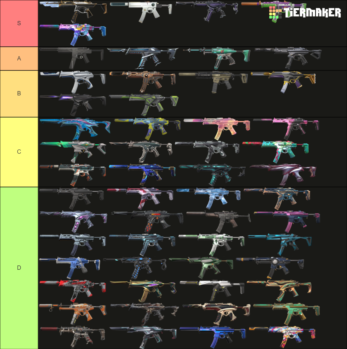 Valorant Spectre Skins (December 2024) Tier List (Community Rankings ...