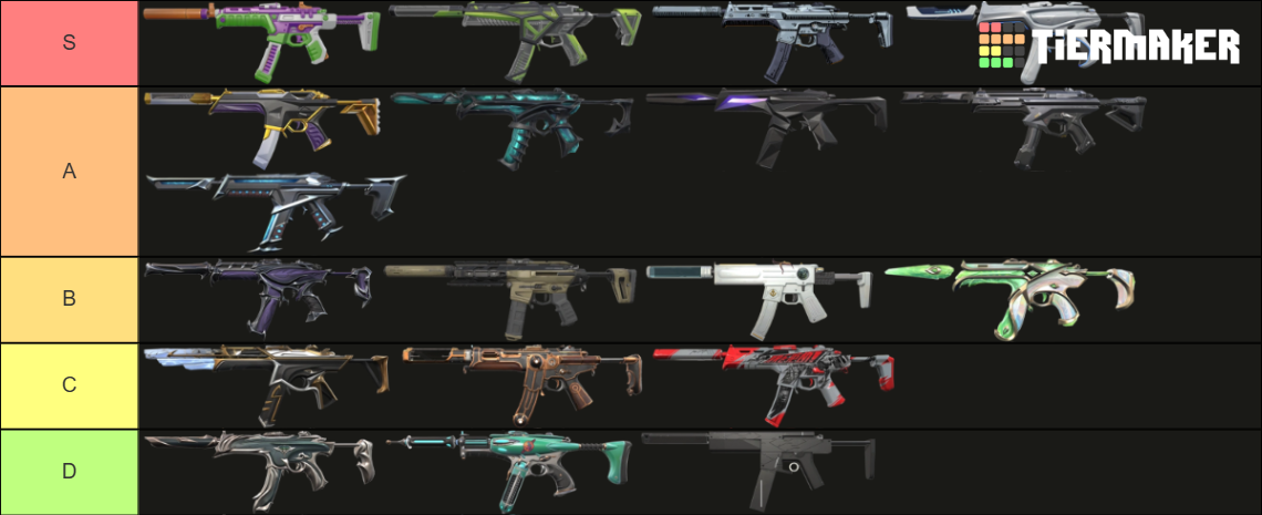 Valorant Spectre Skins (October 2024) Tier List (Community Rankings ...