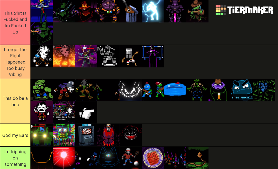 Everhood boss ranking Tier List (Community Rankings) - TierMaker Everhood boss ranking Tier List (Community Rankings) - TierMaker