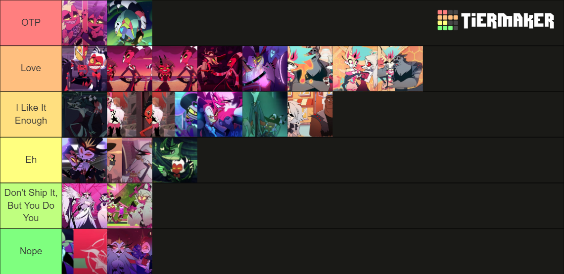 Helluva Boss Ships Ranking (REUPLOAD) Tier List (Community Rankings ...