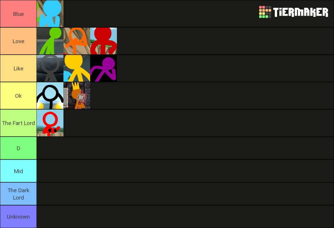 ALL Alan Becker Characters TIER LIST Tier List (Community Rankings ...
