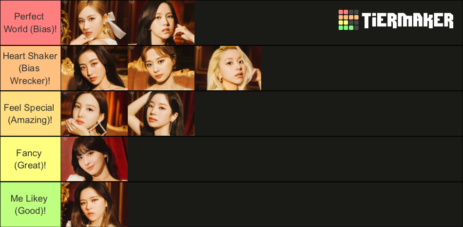 TWICE Members Tier List (Community Rankings) - TierMaker