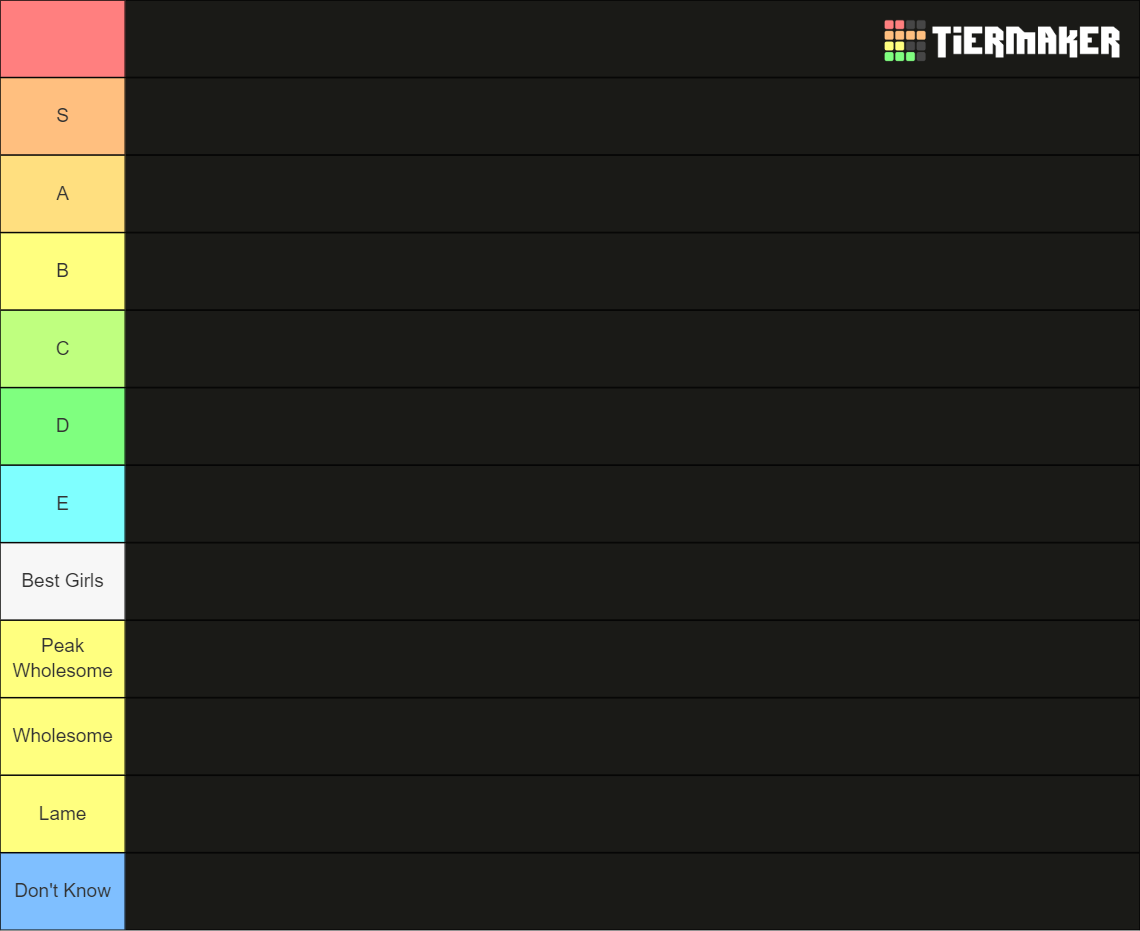Anime Waifus (1100+)(UPDATED) Tier List (Community Rankings) - TierMaker Anime Waifus (1100+)(UPDATED) Tier List (Community Rankings) - TierMaker