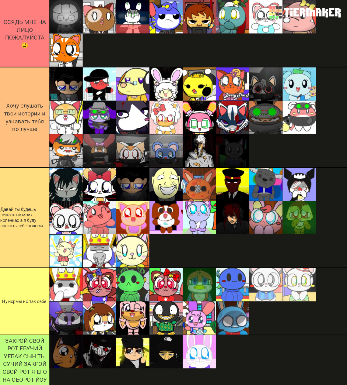Pretty Blood All Characters Tier List (Community Rankings) - TierMaker