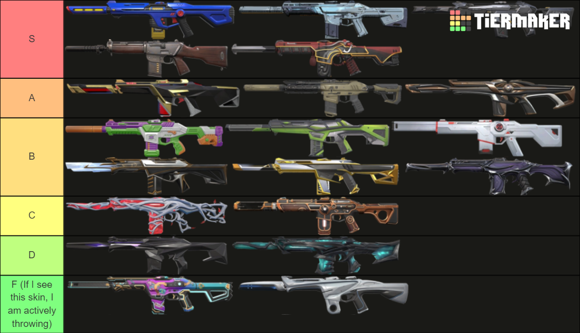 Valorant Phantom Skins (February 2024) Tier List (Community Rankings ...