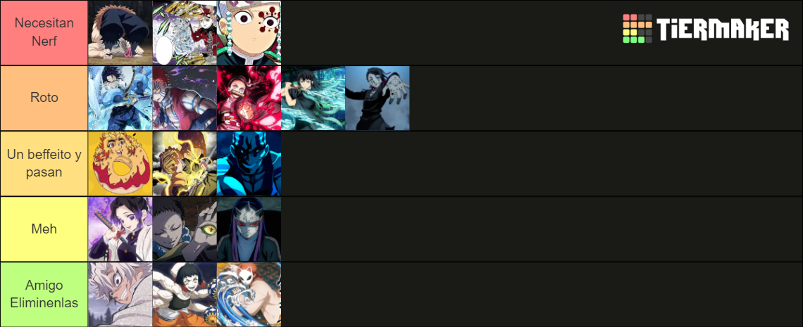 Project Slayer BDA and Breathing Upd 1.5 Tier List (Community Rankings ...