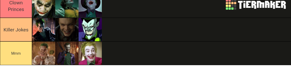 Every Joker Actor Tier List (Community Rankings) - TierMaker