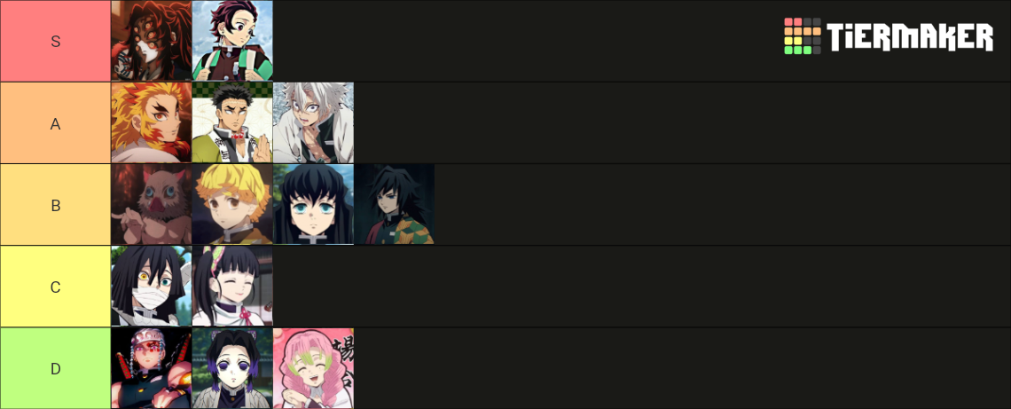 Respirações Demonfall Tier List (Community Rankings) - TierMaker