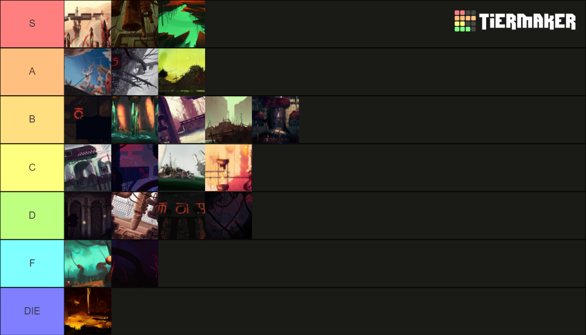 Rain World Regions Tier List (Community Rankings) - TierMaker