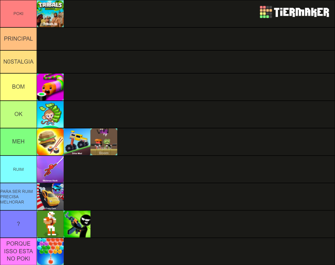 poki games Tier List (Community Rankings) - TierMaker