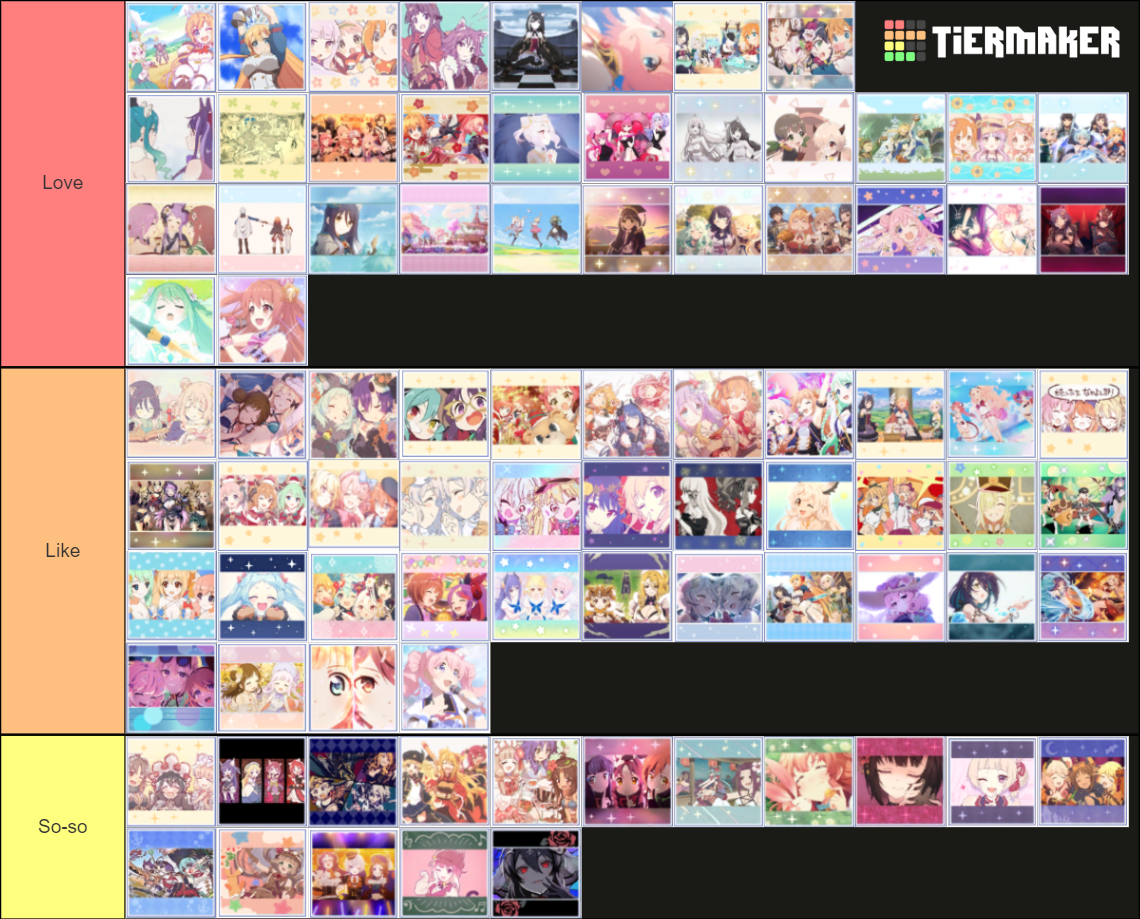 Princess Connect Re:Dive Characters song Tier List (Community Rankings ...