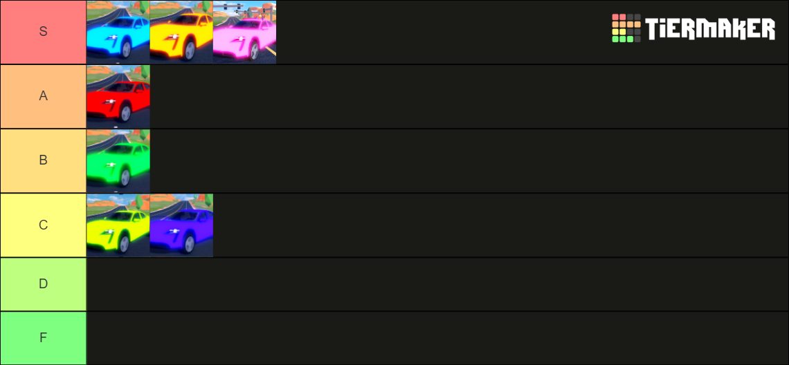 Jailbreak Radiant Paint Color Tier List (Community Rankings) - TierMaker