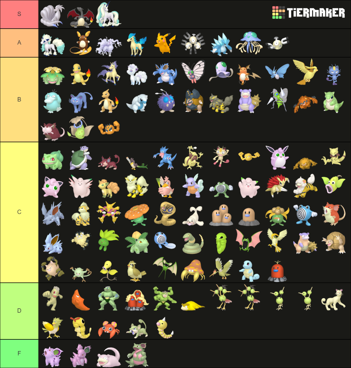 All Shiny Pokemon (Gens 1-9) Tier List (Community Rankings) - TierMaker