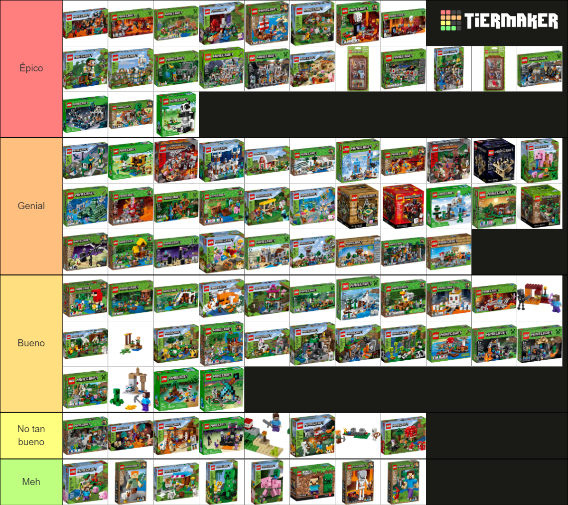 Every LEGO Minecraft Set from 2012 - 2023 Tier List (Community Rankings ...
