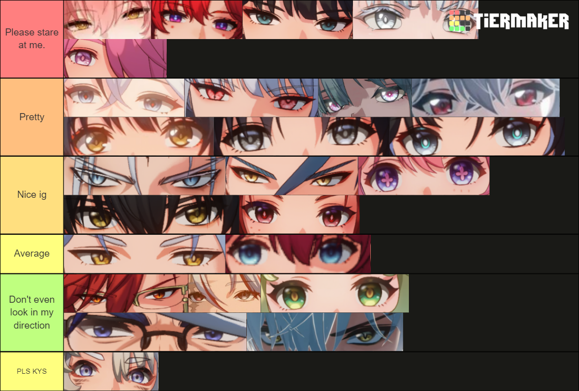 Wuthering Waves Character Eyes Tier List (Community Rankings) - TierMaker