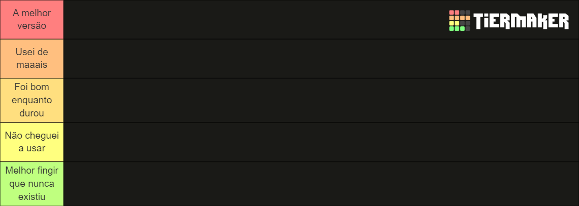 Windows versions Tier List (Community Rankings) - TierMaker