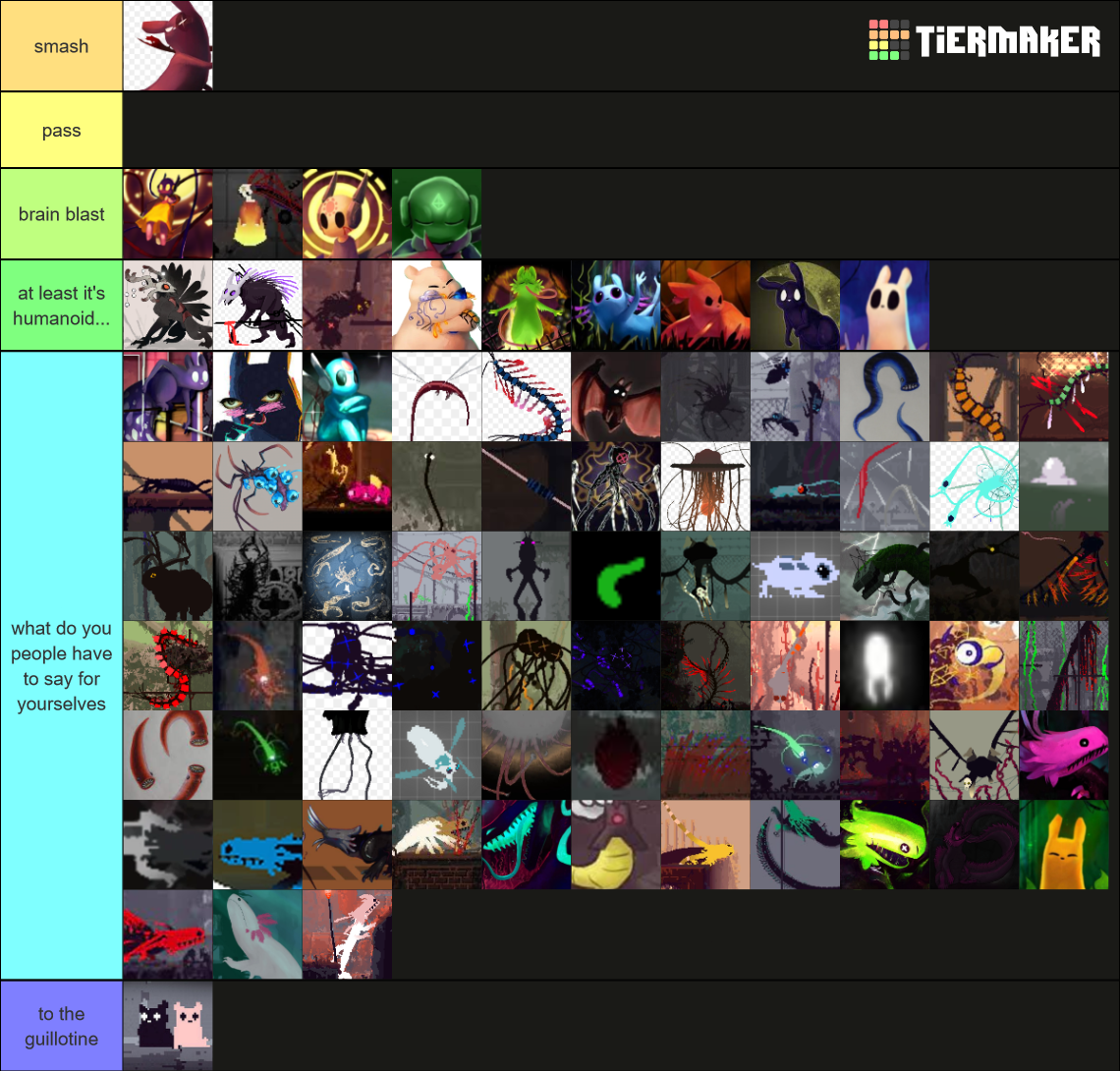 Rain World Smash or Pass (All Creatures) Tier List (Community Rankings ...