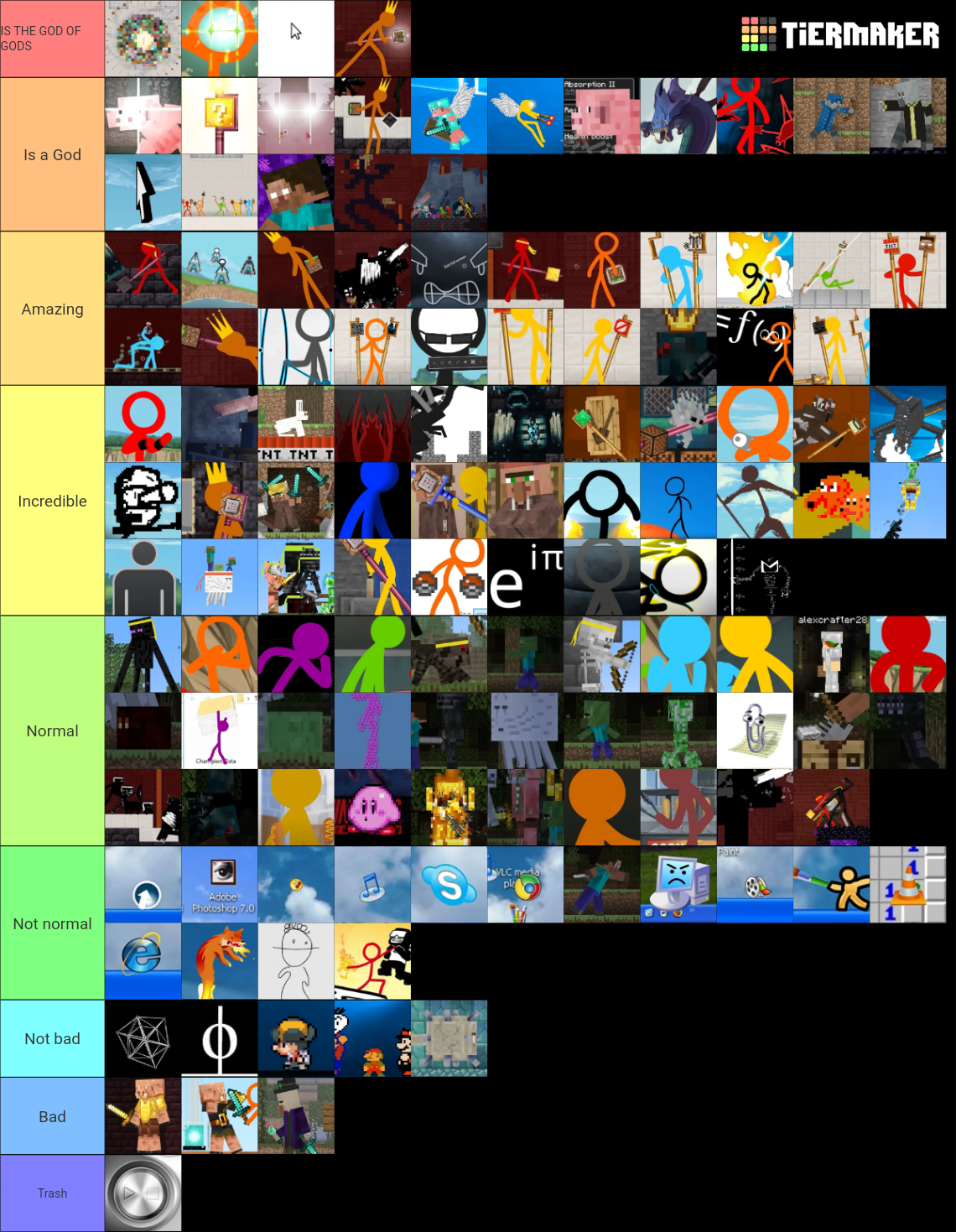 ALL Alan Becker Characters TIER LIST Tier List (Community Rankings ...