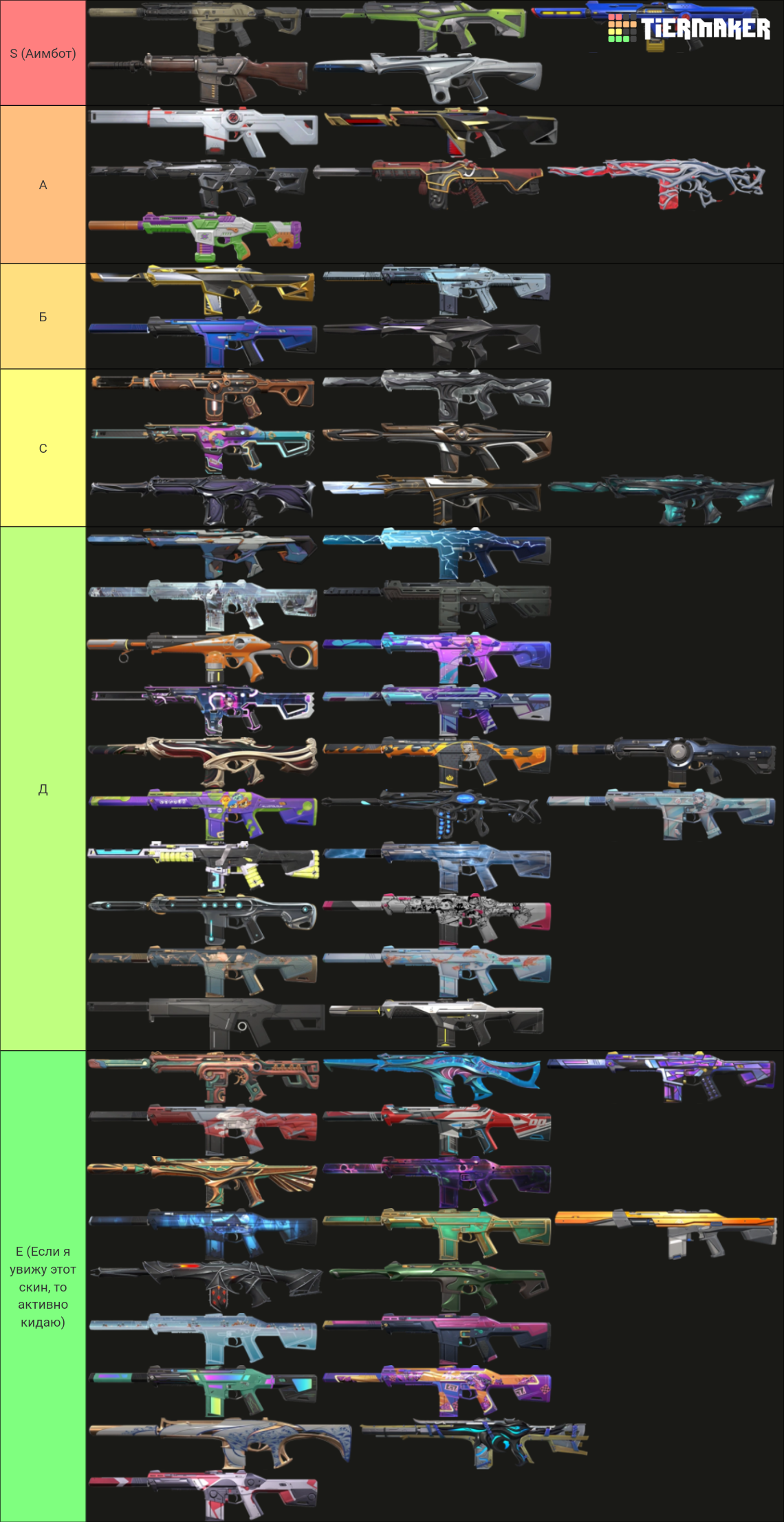 Valorant Phantom Skins (February 2024) Tier List (Community Rankings ...