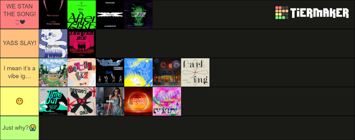 2022 K-pop comebacks/debuts Tier List (Community Rankings) - TierMaker 2022 K-pop comebacks/debuts Tier List (Community Rankings) - TierMaker