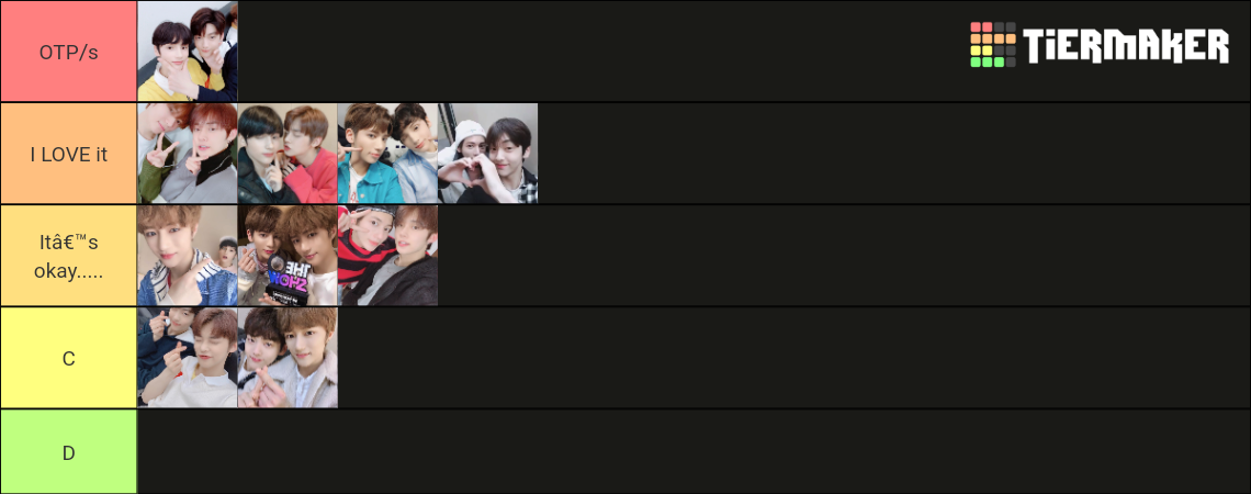 Txt ships Tier List (Community Rankings) - TierMaker