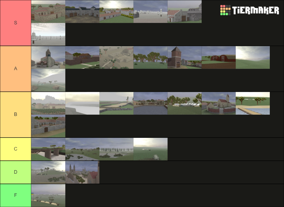 Rank Blood and Iron Maps Tier List (Community Rankings) - TierMaker