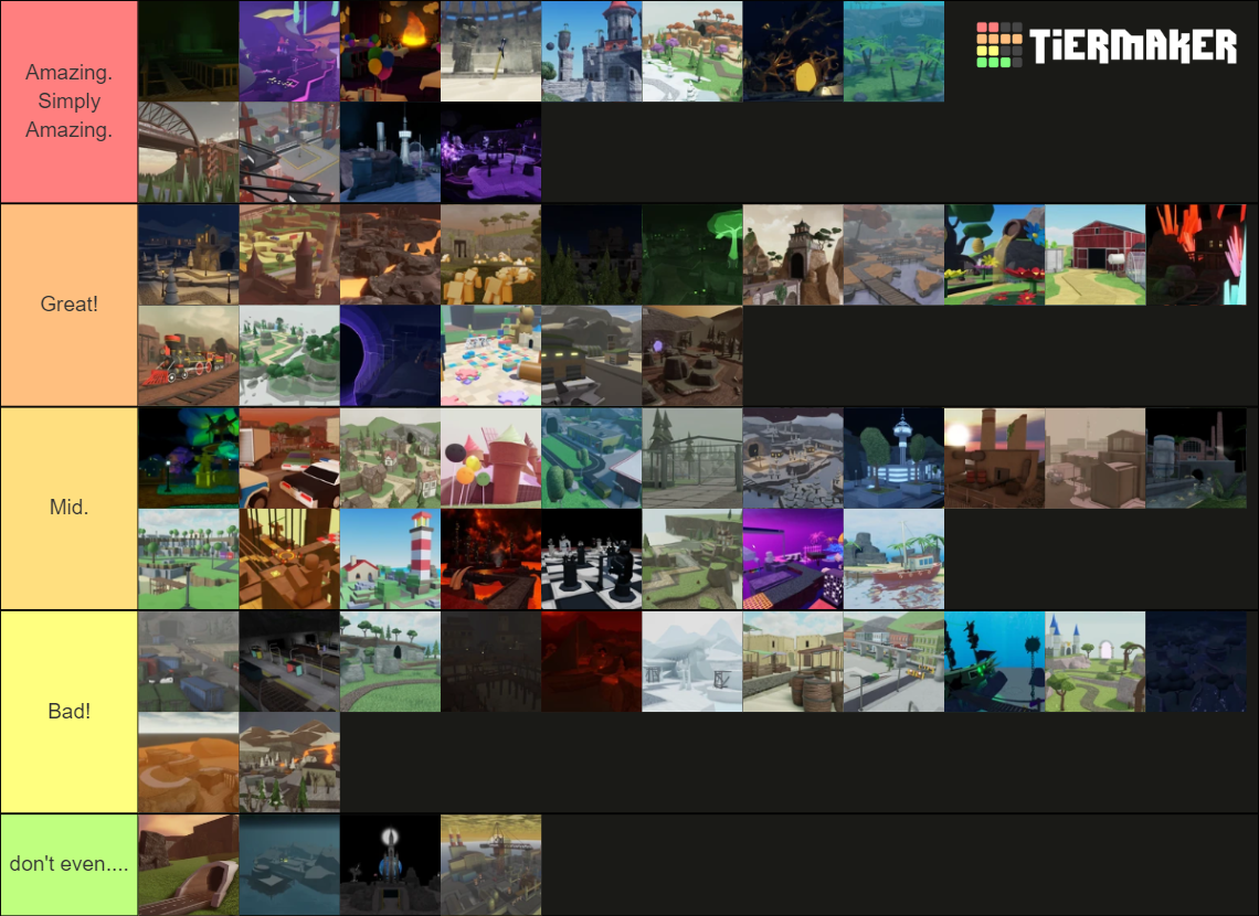 Every TDS Map (June 2024) Tier List (Community Rankings) - TierMaker