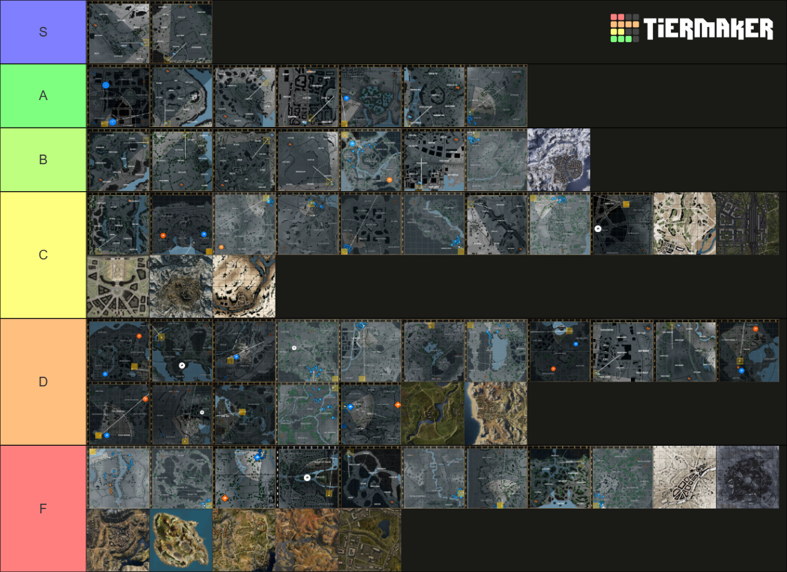 WoTC Map Tier List (Community Rankings) - TierMaker