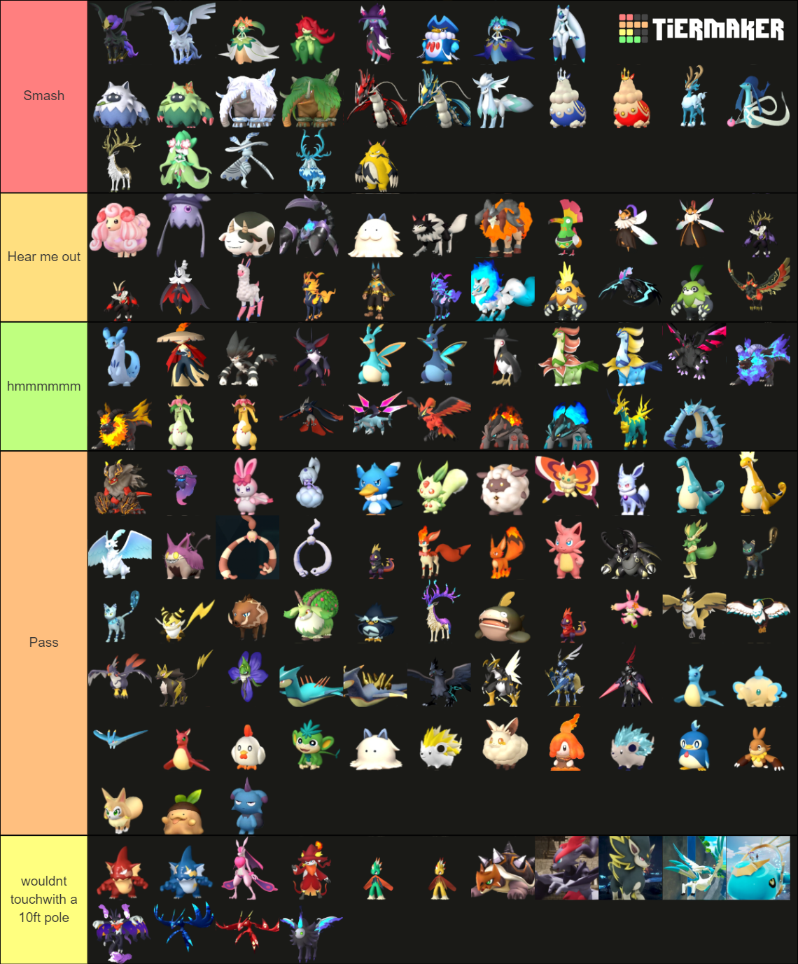 Palworld Smash or Pass Tier List (Community Rankings) - TierMaker