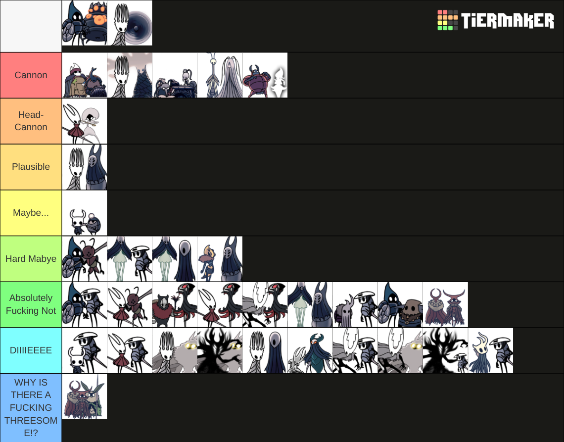 Hollow Knight Ships Tier List (Community Rankings) - TierMaker