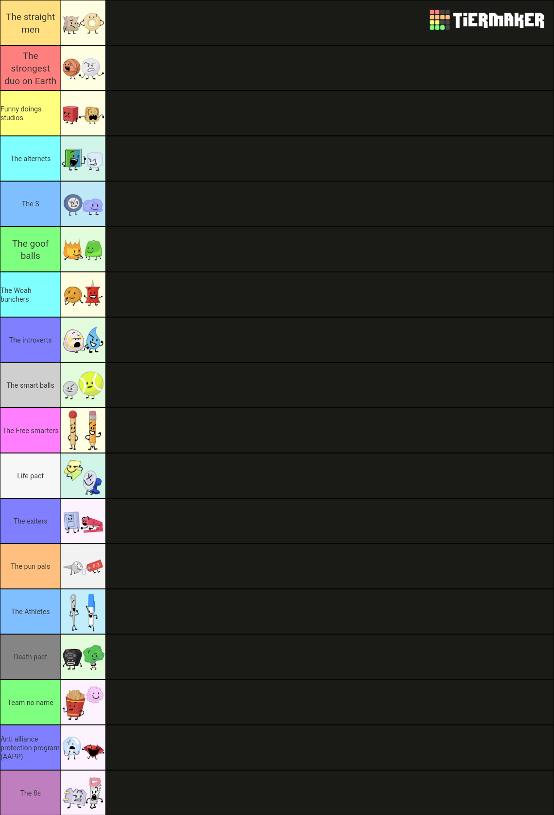 BFDI ships (200+ ships) Tier List (Community Rankings) - TierMaker