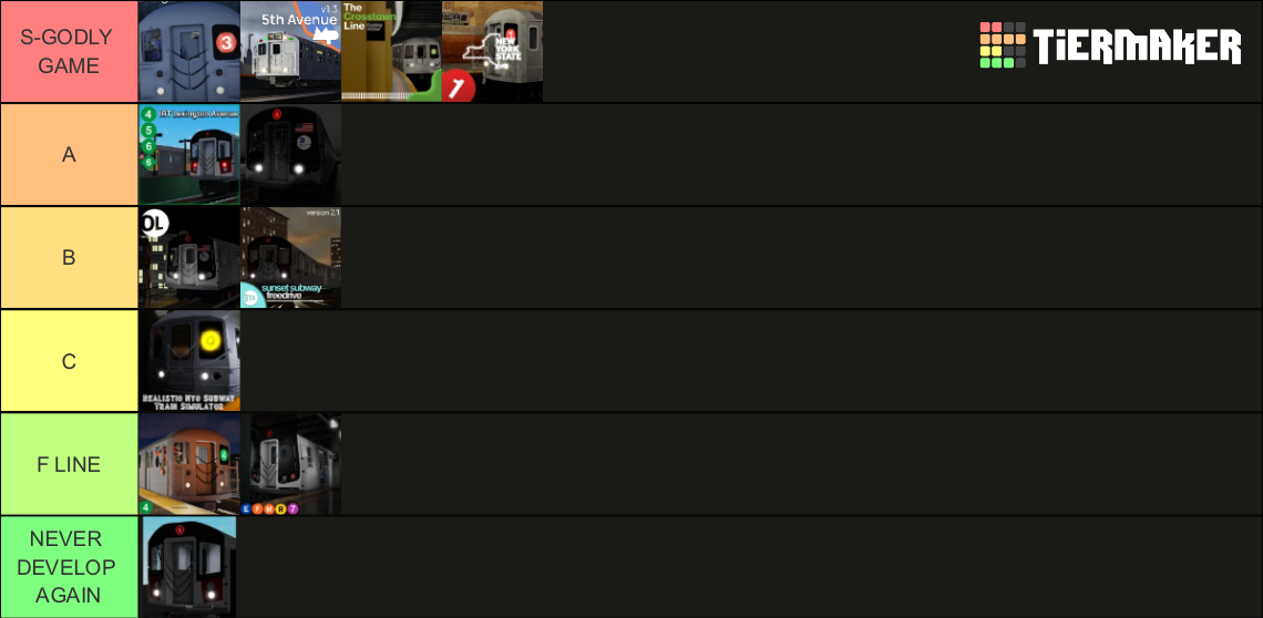 MTA Roblox Games Template Tier List (Community Rankings) - TierMaker