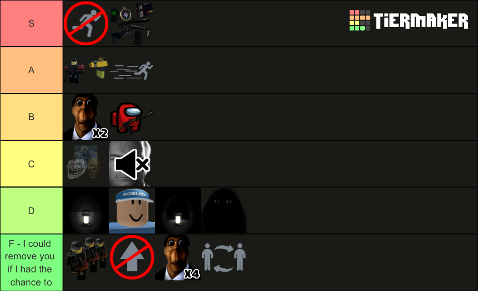 Evade - Special Rounds Tier List (Community Rankings) - TierMaker